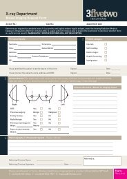 Breast Imaging Request Form screening