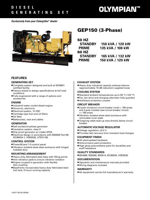 GEP150 (3-Phase) - E-TEC Power Management