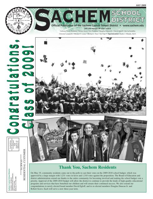 July 2009 - Sachem Home Page