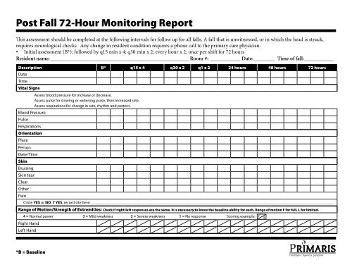 post fall 72 hour monitoring report final_2008.pdf - Primaris post fall 72 hour monitoring report final_2008.pdf - Primaris