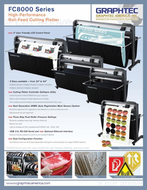 Download the FC8000 Series Brochure/Spec ... - Graphtec America