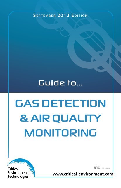 Gas DetectION & aIr QualIty MONItOrING - Critical Environment ...