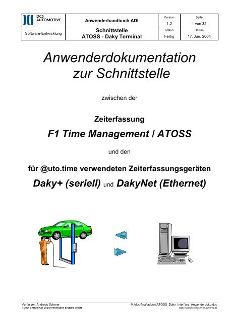 Zeiterfassung F1 Time Management / ATOSS
