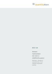 BCG 1.0A ISO 13443_6976_DOCUMENTATION - QuantityWare