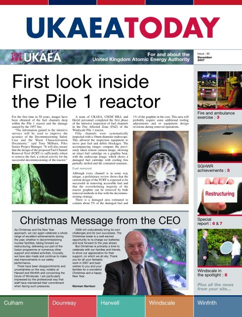 UKAEA Today Dec 07.pdf - Research Sites Restoration Ltd