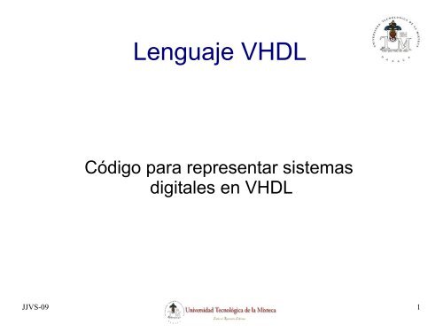 Lenguaje VHDL y sistemas combinacionales