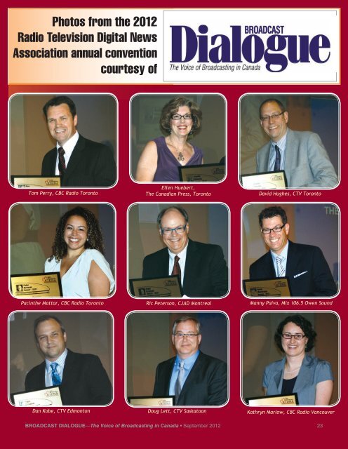 Photos from the 2012 Radio Television Digital News Association ...