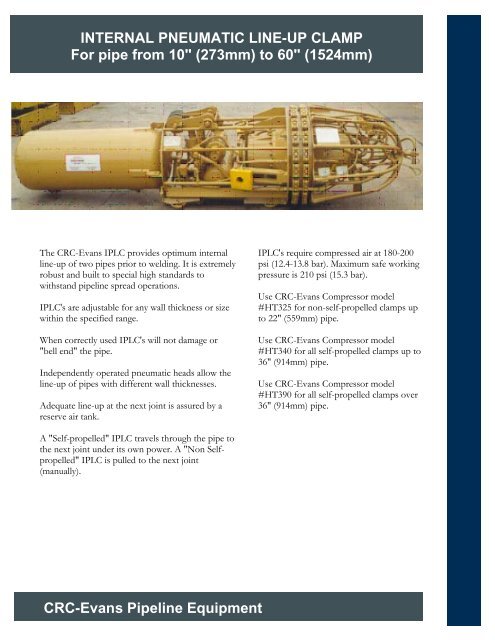 Internal Pneumatic Line-Up Clamp