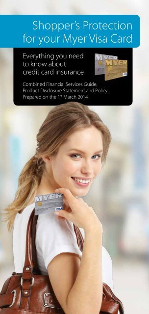 Shopper's Protection for your Myer Visa Card - GE Money