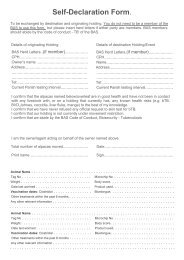 KYC Self Declaration Form - HSBC