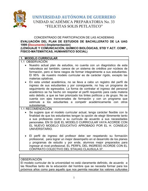 UNIVERSIDAD AUTÃ NOMA DE GUERRERO - Inicio