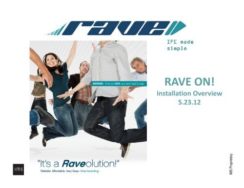 recent RAVE presentation