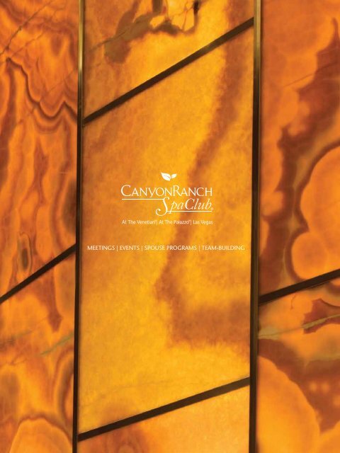 Group Brochure - Canyon Ranch