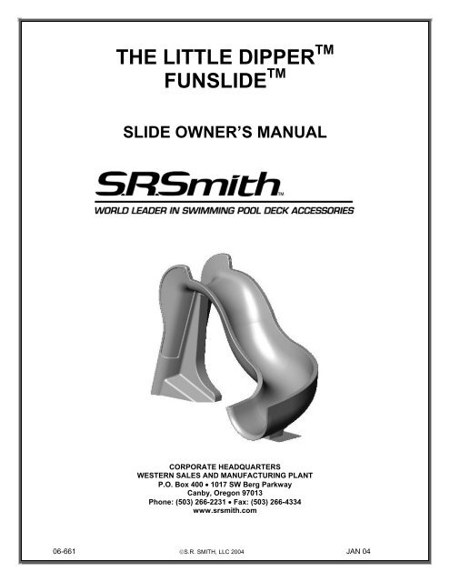 Little Dipper Pool Slide In