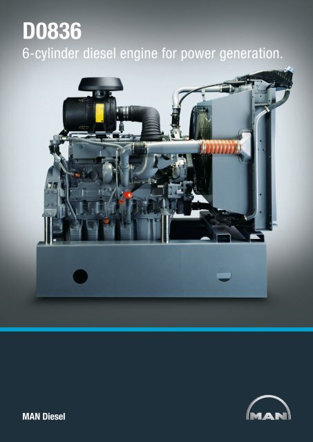 6-cylinder diesel engine for power generation. - MAN Diesel & Turbo ...