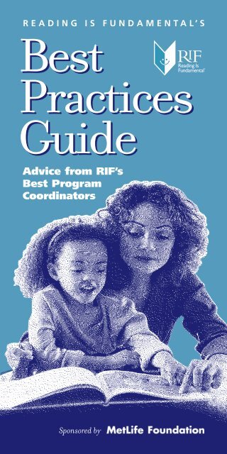 Best Practices - Reading Is Fundamental Best Practices - Reading Is Fundamental