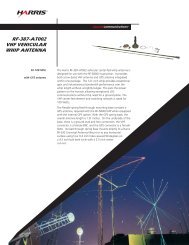 RF-3187-AT320/4 30-2000 Mhz Vehicular Whip Antenna - Harris RF ...