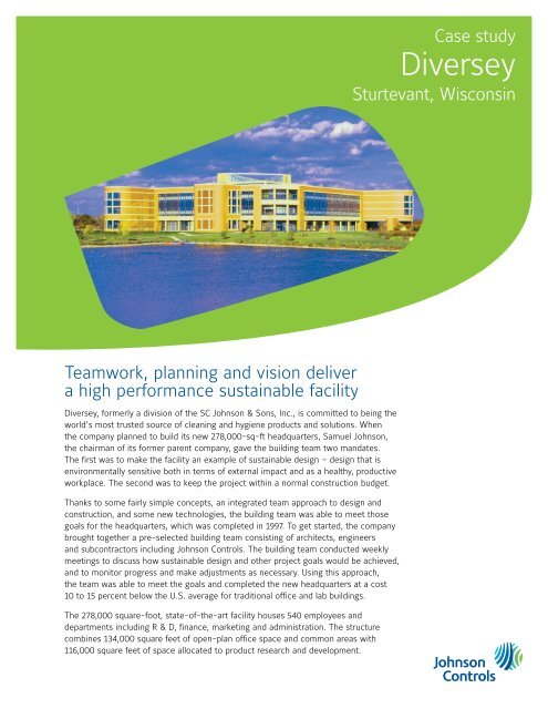 View Case Study (PDF) - Johnson Controls Inc.