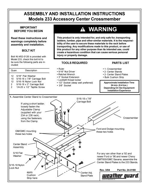 WARNING - Weather Guard