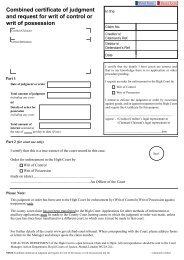 N215 - Certificate of service - MoneyClaimsUK