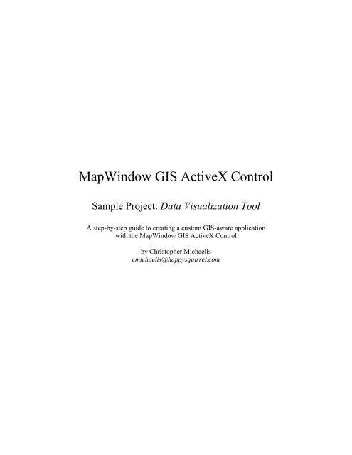 MapWindow GIS ActiveX Control