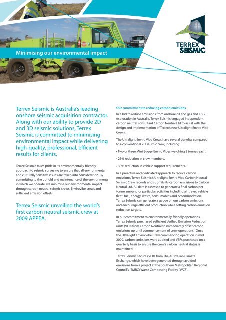 Terrex Seismic is Australia's leading onshore seismic acquisition ...