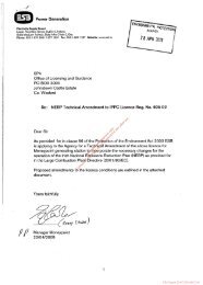 Letter from Applicant- Technical Amendment Request