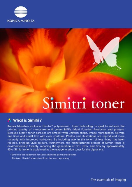 Simitri Polymerised Toner (Pdf)