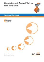 Characterised Control Valves with Actuators - Belimo Actuators ...