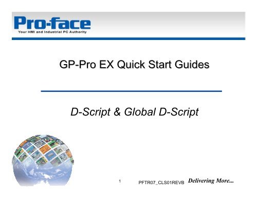 D-Script - Pro-face America HMI Store