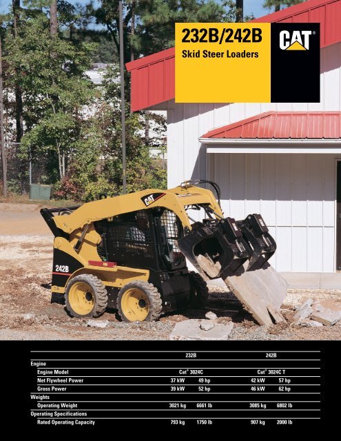 232B/242B skid Steer Loaders - AEHQ5572 - Kelly Tractor