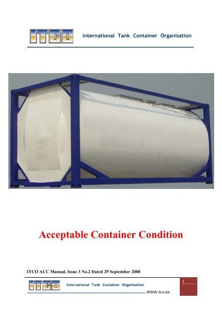 Acceptable Container Condition - Itco.be