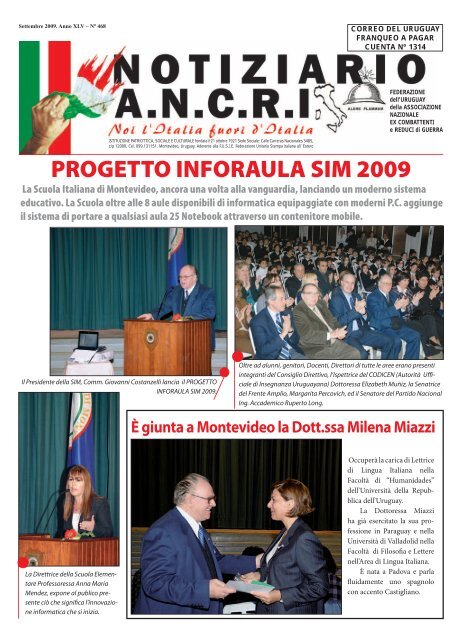 Intervista all'On. Roberto Menia di Giovanni Costanzelli, Delegato ...