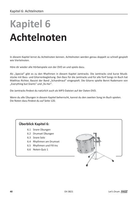 Kapitel 6 Achtelnoten