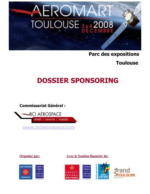DOSSIER SPONSORING - BCI Aerospace