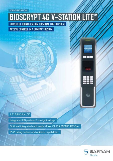 BIOSCRYPT 4G V-STATION LITE TM - Morpho
