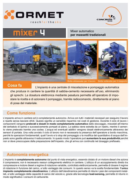 Mixer 4 - Ormet