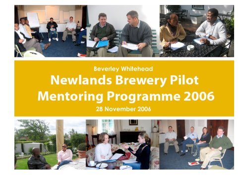 Beverly Whitehead; South African Breweries Pilot - Time To Think
