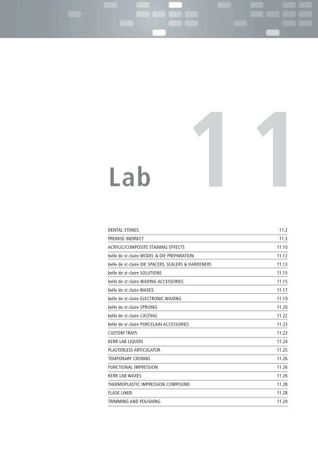 DENTAL STONES 11.2 PREMISE INDIRECT 11.5 ACRYLIC - Kerr