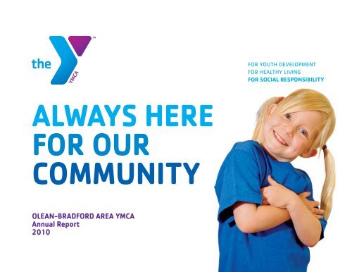OLEAN-BRADFORD AREA YMCA Annual Report 2010