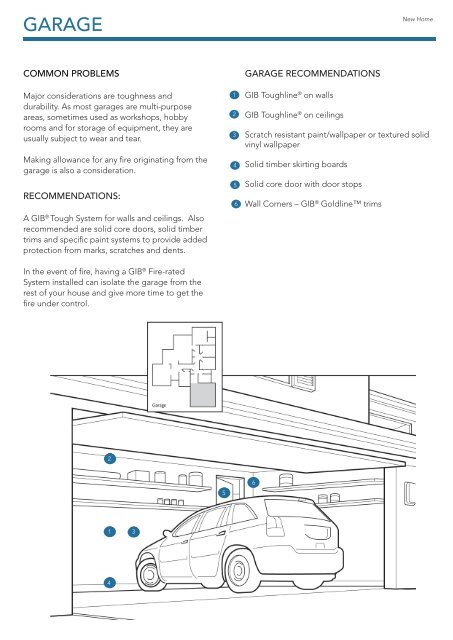 Download your Garage Checklist here. (921 KB PDF) - GIB Living
