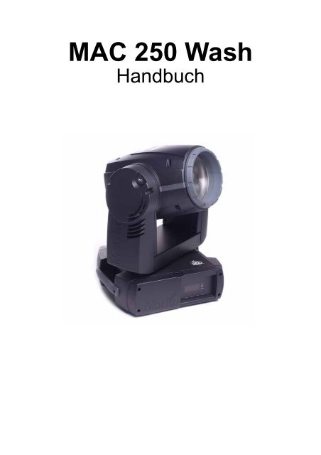 MAC 250 Wash