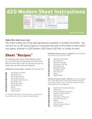 Conan (d20) Character Sheet - The Cobwebbed Forest