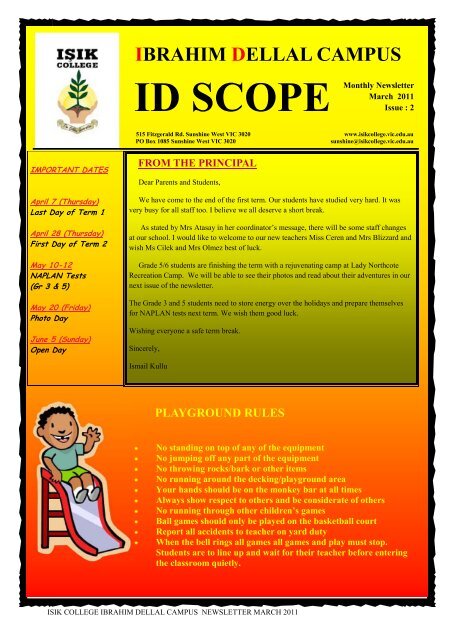 Victorian Premier's Reading Challenge 2011 - ISIK College