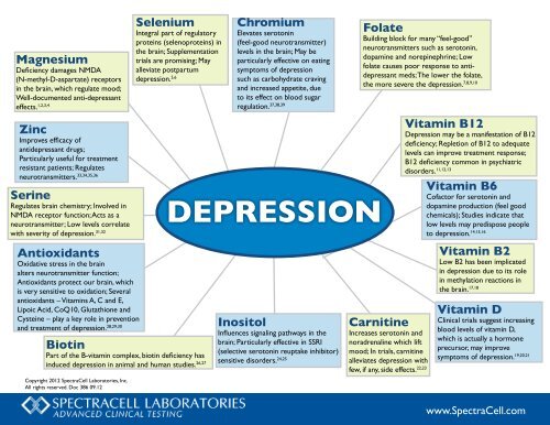 Flyer - DEPRESSION (wheel) - SpectraCell Laboratories