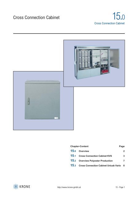 Cross Connection Cabinet