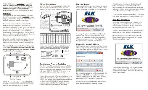 Elk Navigator 3.5 Inch Touchscreen Keypad Instruction Sheet (.pdf)