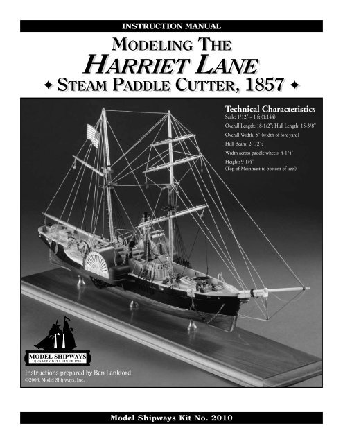 Dapper Tom Instruction Book - Nature Coast Hobby Shop