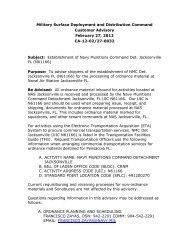 Military Surface Deployment and Distribution ... - SDDC - U.S. Army