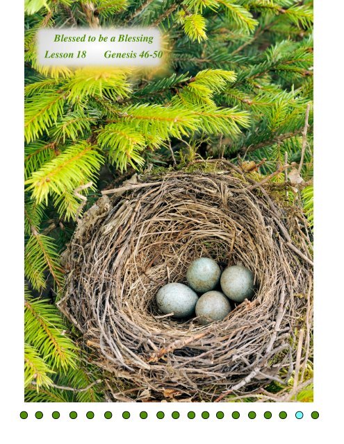 CTD - Lesson 18 - Blessed to be a Blessing - Harvest Bible Chapel